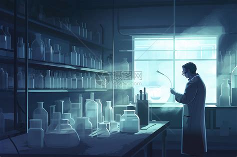 实验室场景插画图片下载 正版图片600191755 摄图网