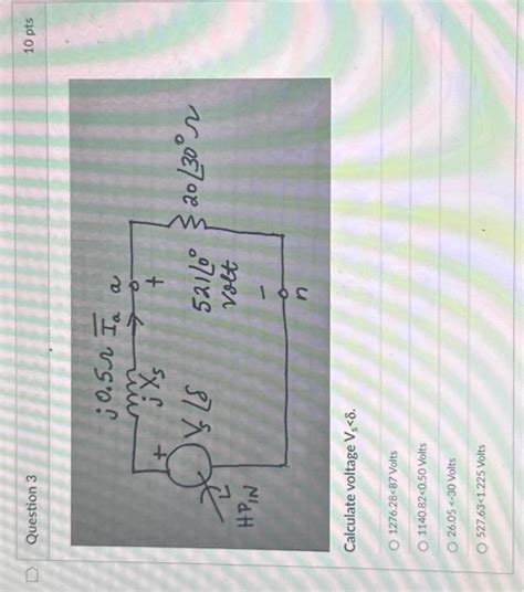Solved Calculate Voltage Vs