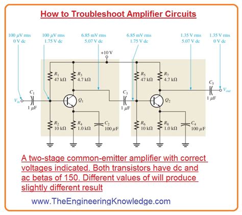 Amplifier Circuit Analysis Wiring Diagram