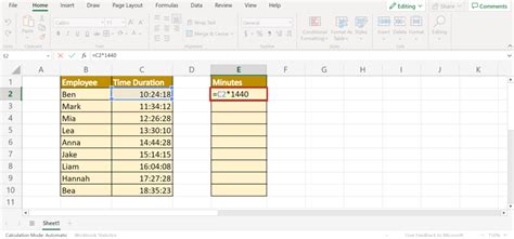 How To Convert Time Duration To Minutes In Excel Sheetaki