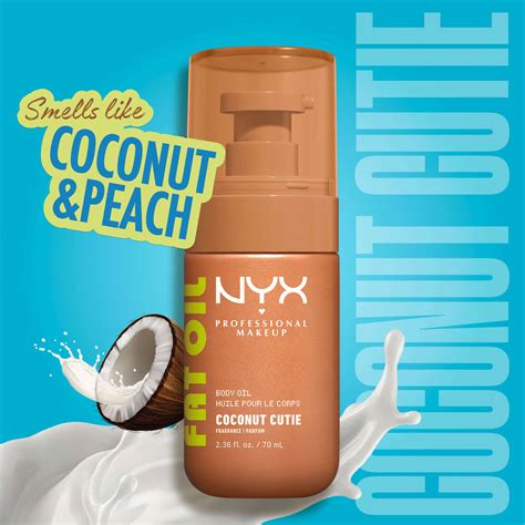 Fat Oil Body Oil Coconut Cutie Nyx Professional Makeup