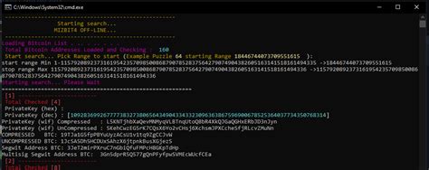 github mizogg mizbit3 py random bitcoin legacy compressed