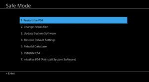 Database Is Corrupted Restart PS4 How To Fix PlayStation Universe