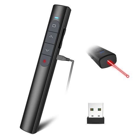 Sspont Rechargeable Presentation Clicker For Powerpoint Wireless Presentation