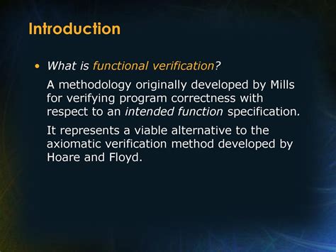 functional verification i ppt download