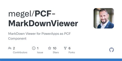 Github Megelpcf Markdownviewer Markdown Viewer For Powerapps As Pcf Component