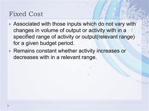 Cost Classificationfixed Cost And Variable Cost And Bep