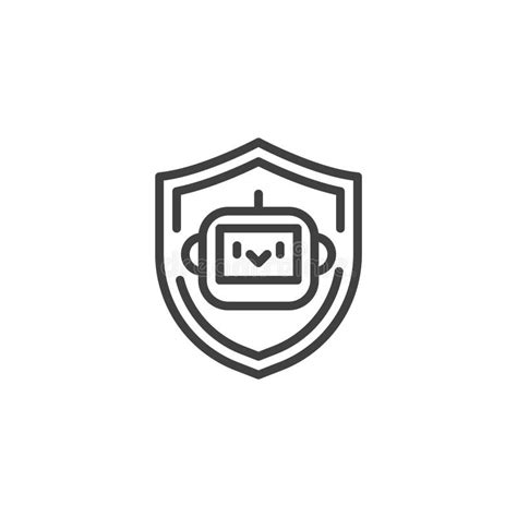 Security Automation Line Icon Stock Illustration Illustration Of Privacy Cyber 368426998