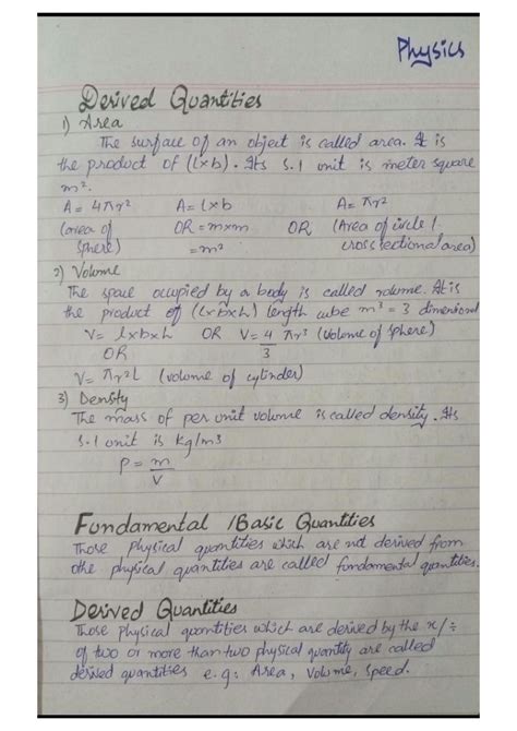 SOLUTION Scope Of Physics And Dimensions Studypool