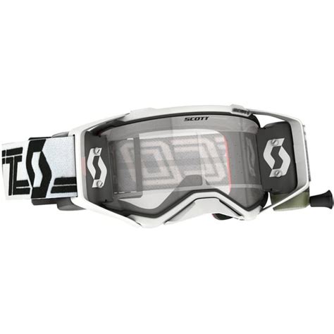 Scott Prospect Super Wfs White Black Clear 2023 Goggles · Motocard