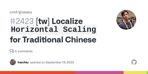 Tw Localize `horizontal Scaling` For Traditional Chinese · Issue