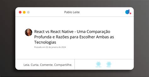 react vs react native uma comparação profunda e razões para escolher