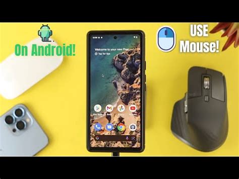 How To Use Your Mouse With Android Smartphone Connect Wired Wireless YouTube