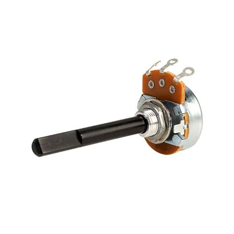 1k Logarithmic 24mm Metal Case Solder Lug Potentiometer The