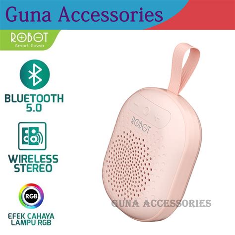 Robot Rb20 Speaker Bluetooth 5 1 Speaker Portable Tws With Rgb Tf Card