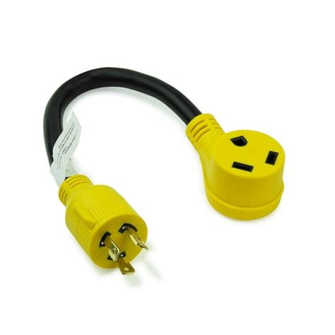 Generator Adapter Cord 3 Prong Lock 30a L5 30p Male To Rv 30a Tt 30 Female