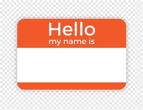이름표 라벨 용지 템플릿 배지 안녕 내 이름은 서식 파일 레이블 텍스트 Png Pngwing