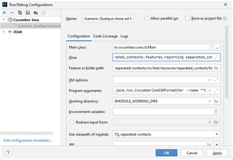 Exécuter Des Tests Cucumber Dans Des Contextes Spring Séparés