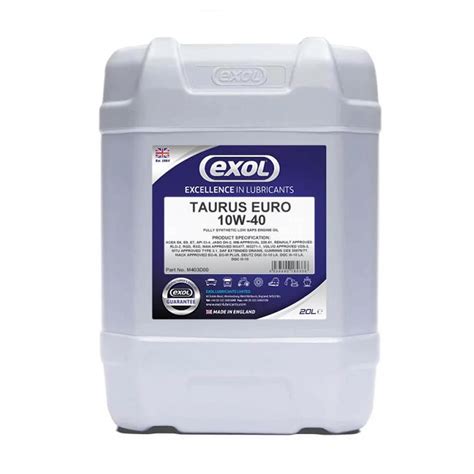 Taurus Euro 10W-40 - 20 Litre