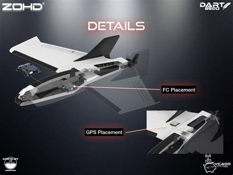 ZOHD Dart G AIO EPP FPV RC Airplane FPV Ready Version