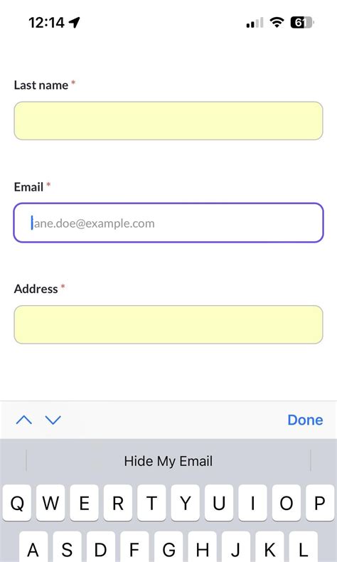 Can Auto Fill Suggest Hide My Email And My Actual Email Rios
