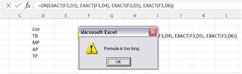 Excel Formula Too Long Error Solved Easy Tips Inside