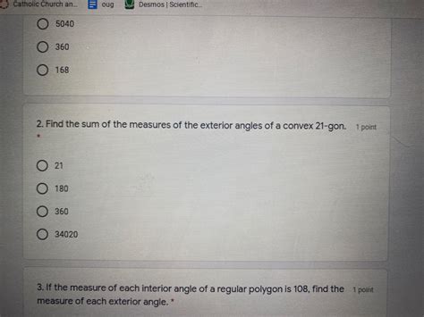 Answered 2 Find The Sum Of The Measures Of The Bartleby