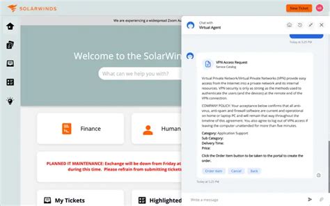 Itsm Automation And Ai Service Management Aism Software Solarwinds