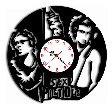 Reloj De Sex Pistols Negro Blanco Cuotas Al Mismo Precio Que Publicaste