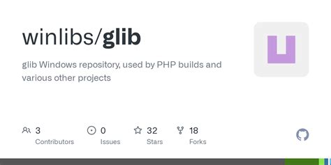 GitHub Winlibs Glib Glib Windows Repository Used By PHP Builds And Various Other Projects