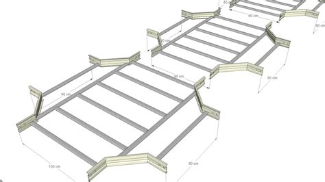 Cable Ladder 4 Way 3d Warehouse