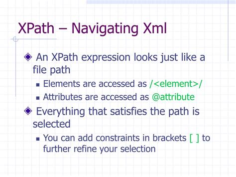 Ppt Xml Dtd Xpath And Xslt Powerpoint Presentation Free Download