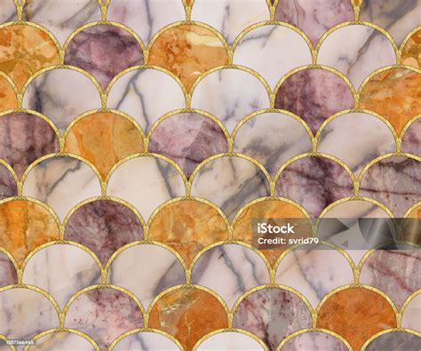 아크 원활한 패턴 그리드 모자이크 인레이 스테인드 글라스 스타일로 일러스트레이션 아르 데코 스타일 배경 화면 섬유 인쇄 타일에 대한 원활한 혼란 패턴 장식 골드 웨이브