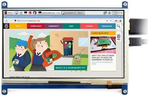 Resolution Inch LCD Capacitive Touch Panel With HDMI Interface USB Cable For