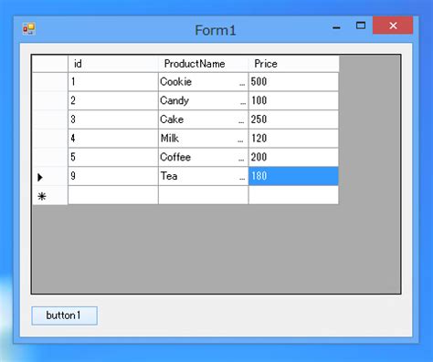 DataSetの更新をデータベースへ反映させる TableAdapterを利用したレコードの更新 C プログラミング iPentec