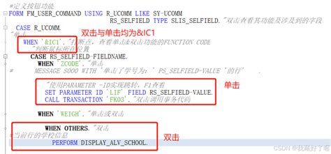 abap function alv abap alv 小计 csdn博客
