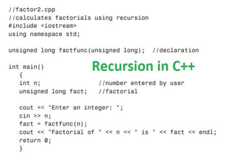 Recursion In C With Example Pedagogy Zone