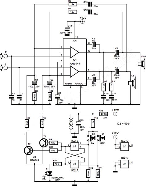 Audio Amplifier Circuit Diagram Pdf