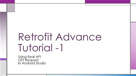 retrofit advance tutorial 1 get method real api youtube