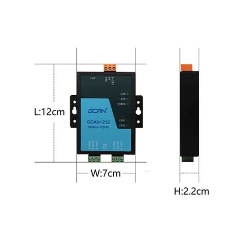 Ethernet To Can Gateway Converter Gcan 212 Device Flash Storage Rj45 Ethernet Interface Support