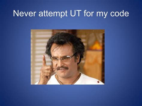 Value Of Unit Testing Ppt