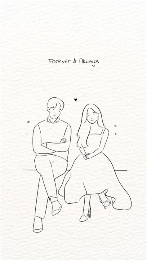Pin By Vidu On Pins By You In 2024 Couple Drawings Easy Love