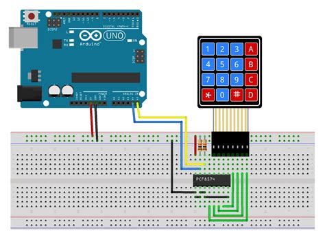 Piloter Un Clavier Matriciel Sur Le Bus I2c Avec Un Pcf8574