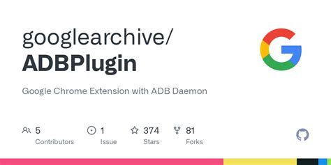 GitHub Googlearchive ADBPlugin Google Chrome Extension With ADB Daemon