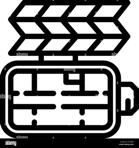 Habitat Space Exploration Line Icon Vector Illustration Stock Vector
