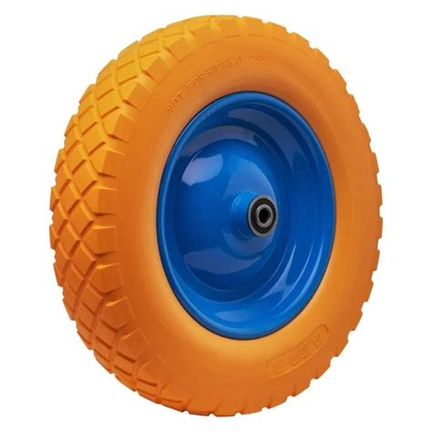 Колесо Поліуретанове до Тачки BLUETOOLS + Вісь (4.0х8) (110-6026 ...