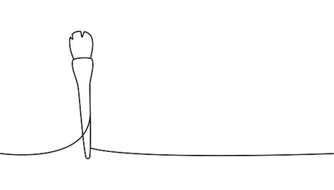 메이크업 브러쉬 한 줄 연속 그리기 이발소와 미용사 도구는 연속 한 줄 그림입니다 벡터 미니멀리스트 선형 그림입니다 연속성에 대한 스톡 벡터 아트 및 기타 이미지 Istock
