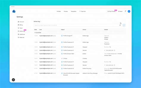 Octo Browser 24 Action Log New Proxy Provider In Proxy Shop And Expanded Language Support
