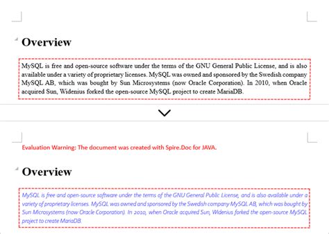 java edit a word document