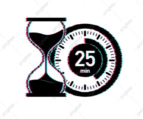 Stopwatch Timer Vector Hd Images The 25 Minutes Timer Stopwatch